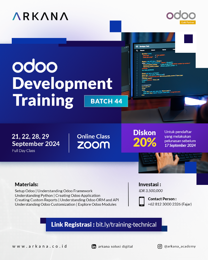 Odoo Development Training | Indonesia